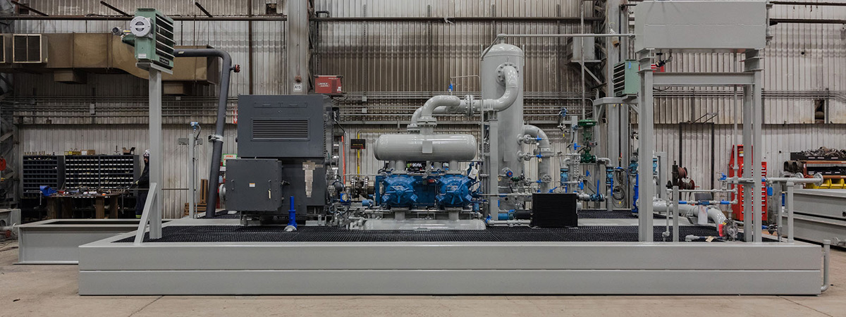 1,200 hp De-Ethanizer Overhead Compressor
